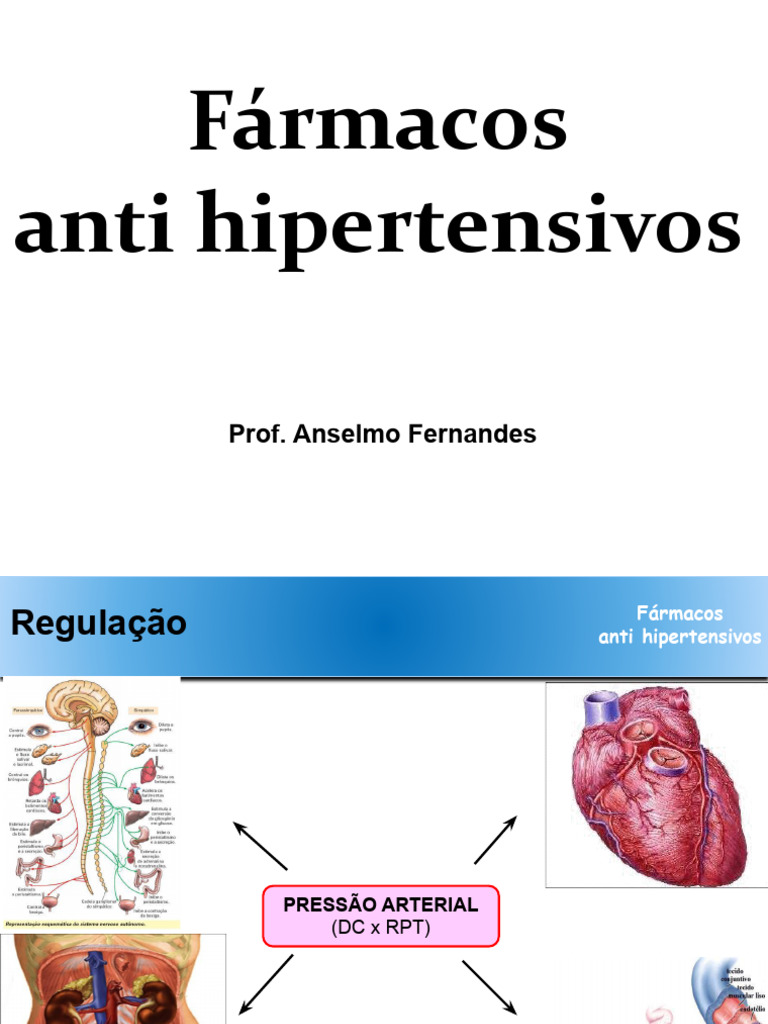Fármacos Antihipertensivos e Mecanismos | PDF | Hipertensão ...