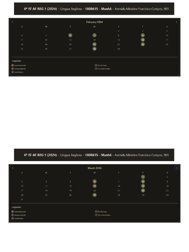 Aulas 6ef 1bim | PDF