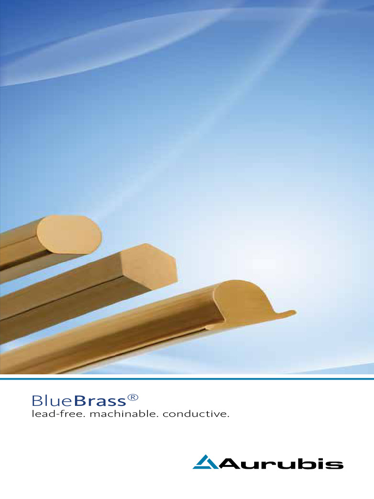 Aurubis Lead-Free Brass BlueBrass Flyer EN | PDF | Alloy | Brass