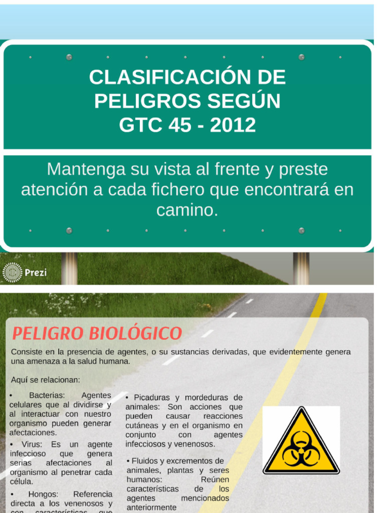 Clasificacion de Los Peligros GTC 45 | PDF