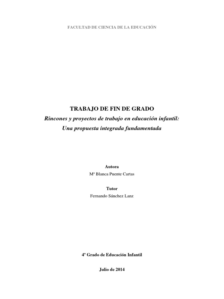 Blanca TFG Final | PDF | Aprendizaje | Enseñando