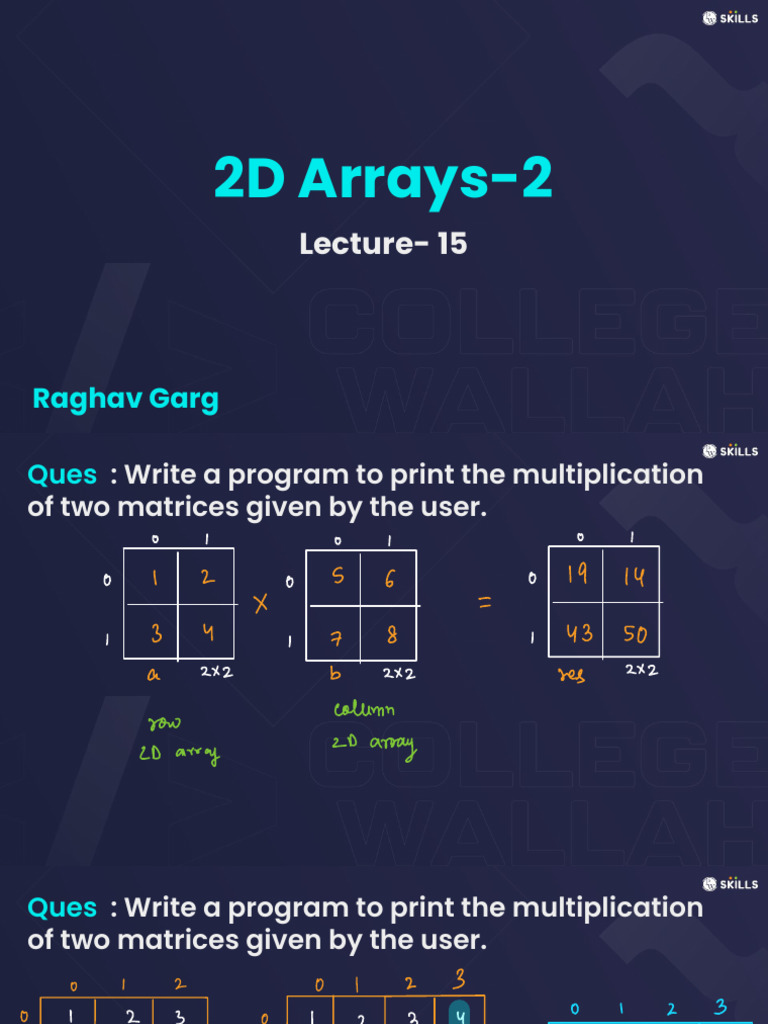 2 DArray Part 2 | PDF | Mathematical Concepts | Operator Theory