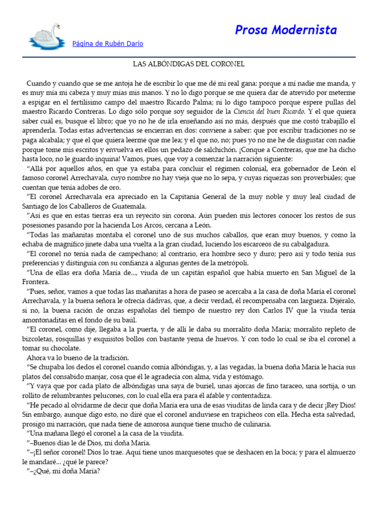 Las Albóndigas Del Coronel | PDF | Cocina