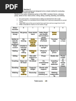 HINE Scoring Examples | PDF | Anatomical Terms Of Motion | Human Body