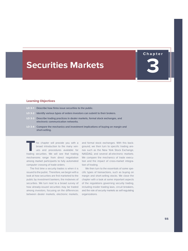 Securities Trading Essentials | PDF | Initial Public Offering | Stocks