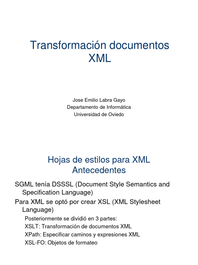 7 XSLT | PDF | Xml | X camino