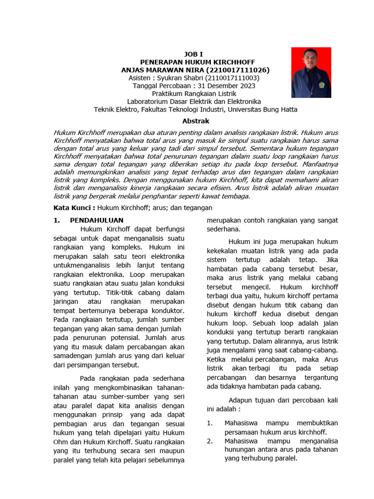 JOB I Anjas RL | PDF