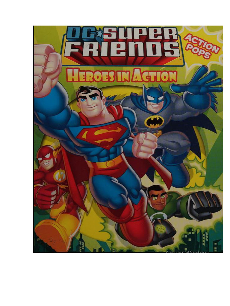 Superman in DC Super Friends Heroes in Action Book | PDF