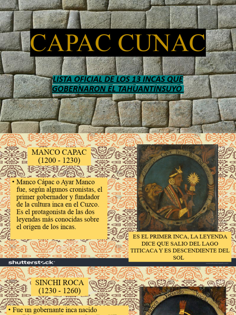 Capac Cunac | PDF | Imperio Inca | Perú