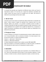 Essai d'Équivalent de Sable en Laboratoire | PDF | Matériaux ...