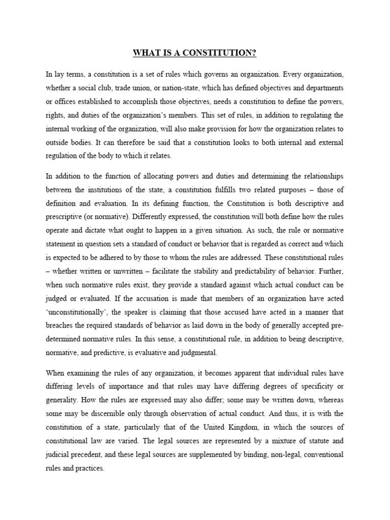 The Doctrine of Parliamentary Sovereignty of Uk With Reference To Case ...