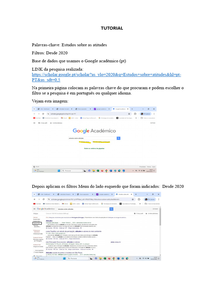Tutorial | PDF | Psicologia Social | Psicologia