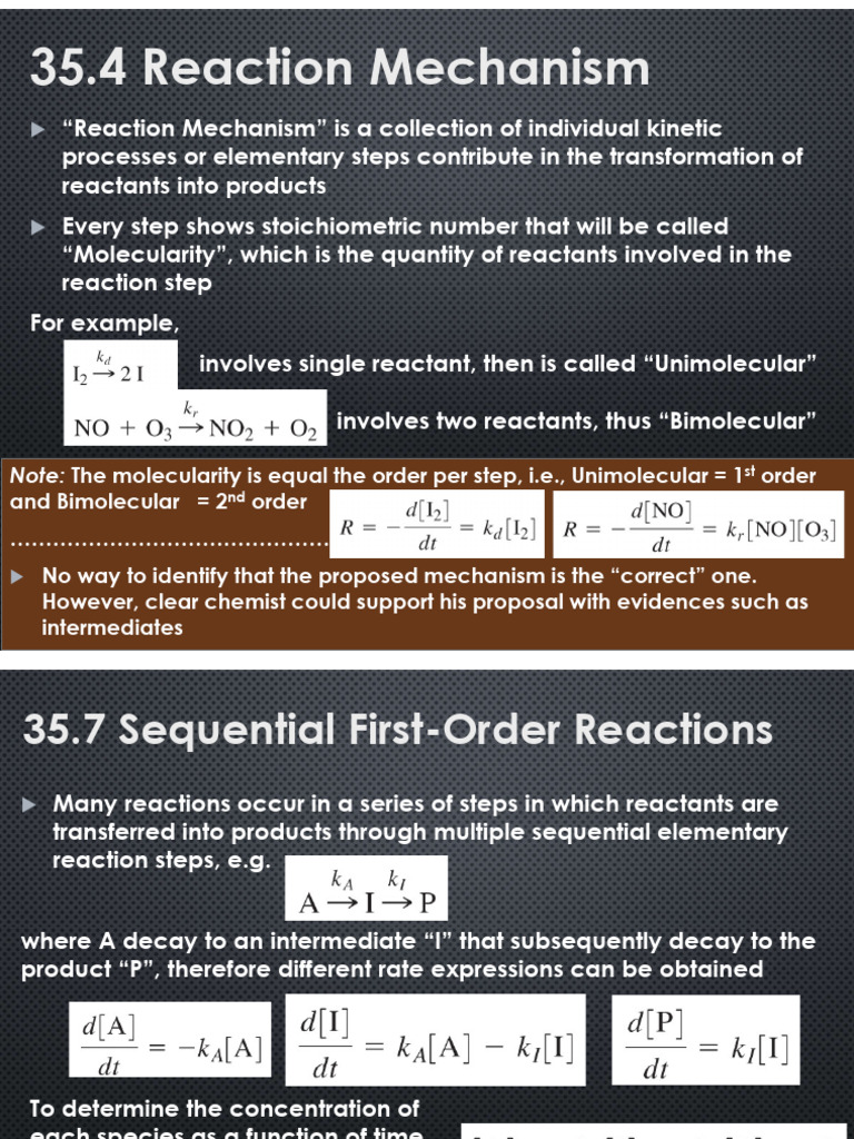 Understanding Reaction Mechanisms in Chemistry | PDF | Reaction Rate ...