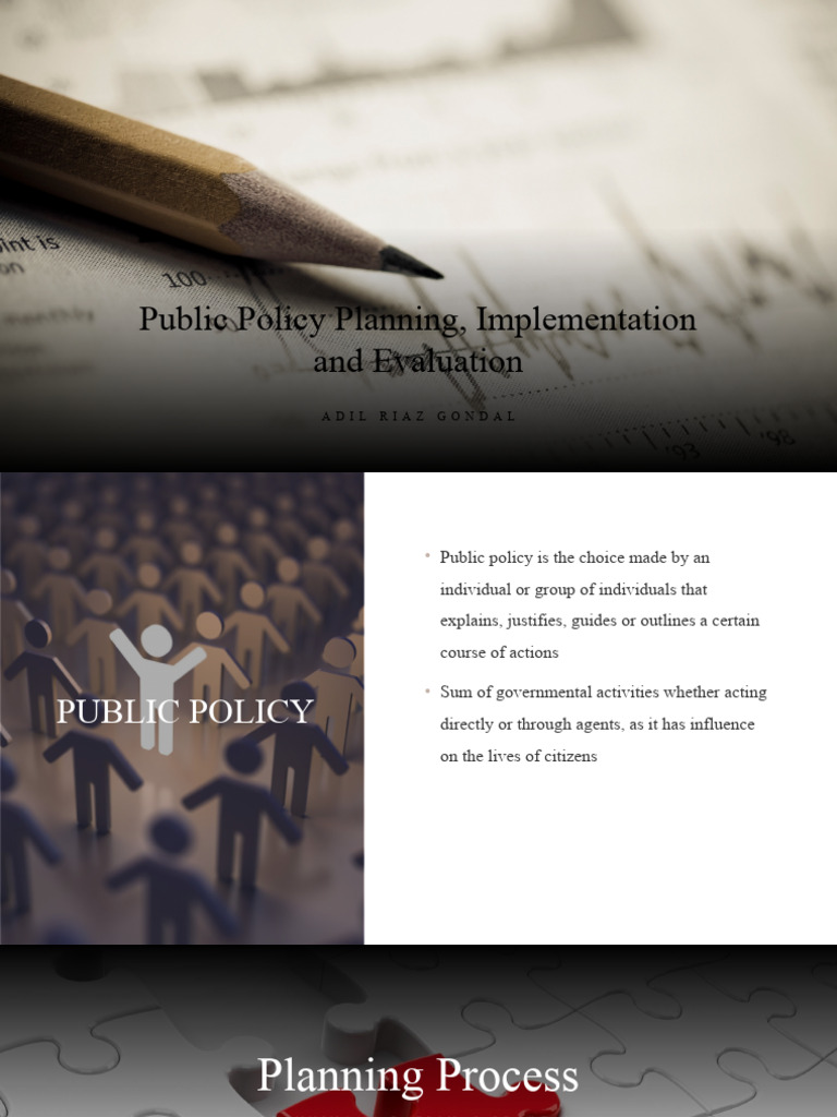 Public Policy Planning, Implementation and Evaluation-Lecture 4 | PDF | Policy | Policy Analysis