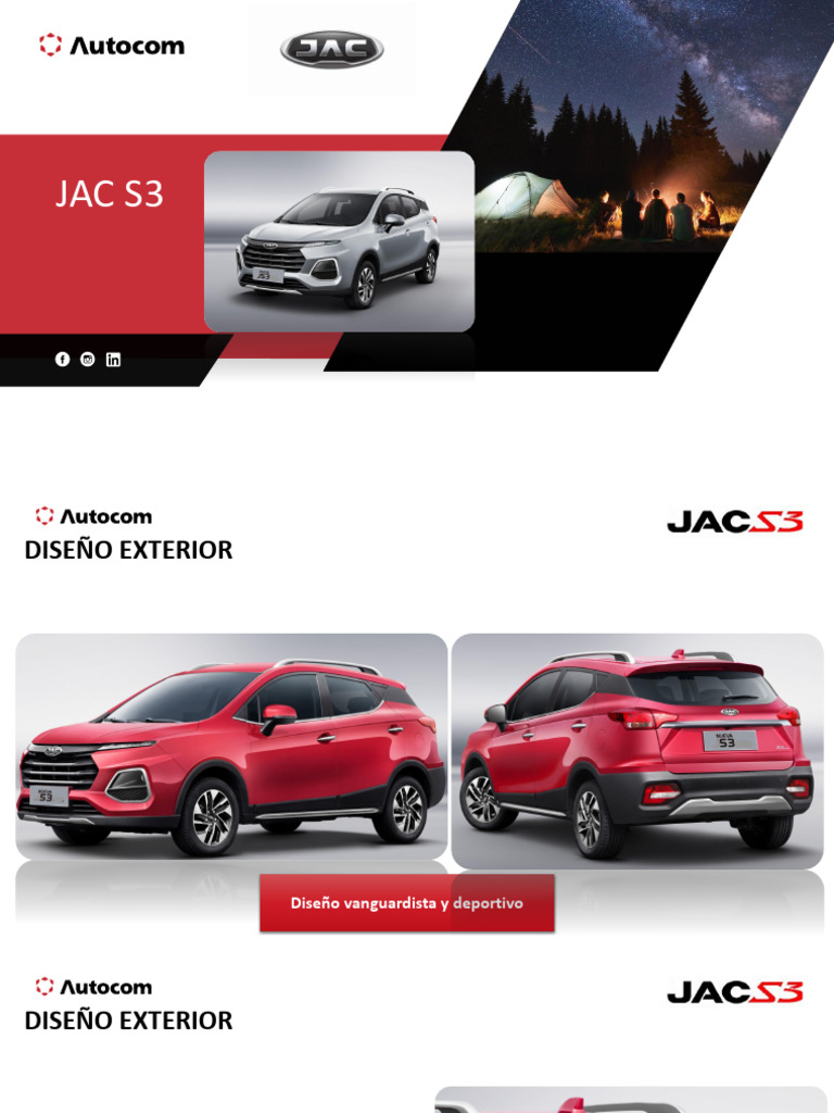 Presentación Jac S3 2024 | PDF | Vehículos | Industria automotriz