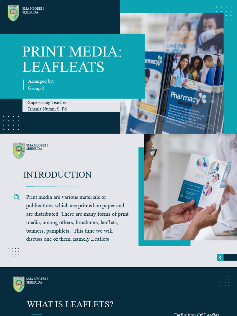 Print Media Leaflets | PDF | Books | Mass Media