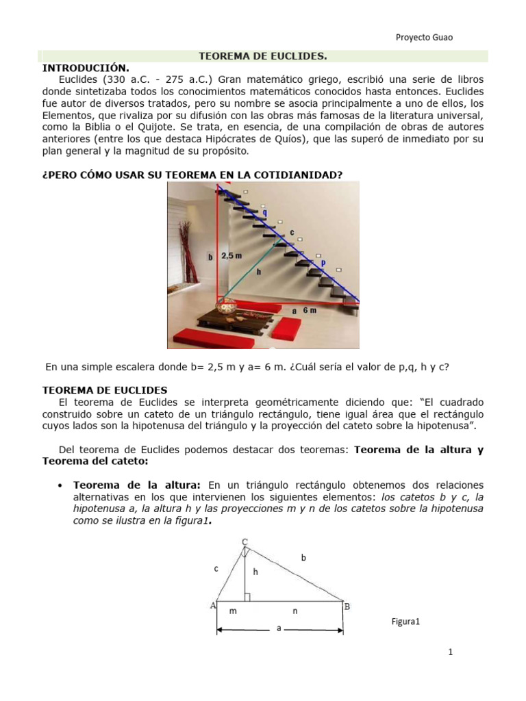 Teorema de Euclides Guao | PDF