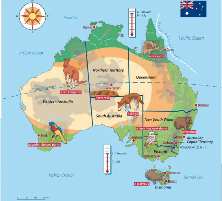Map of Australia ( NEW ENJOY 4e) | PDF