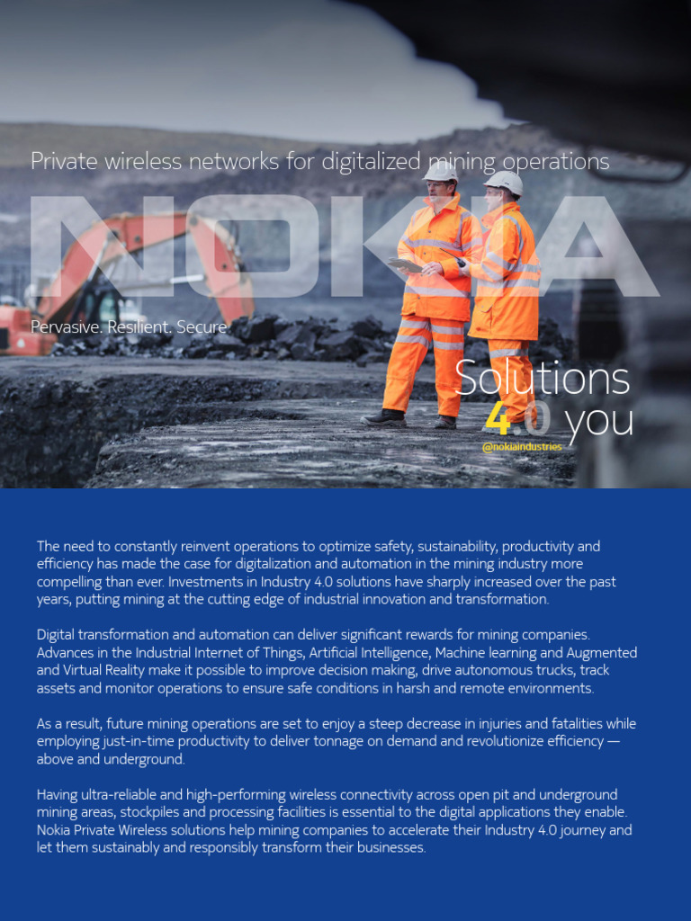 Mining's Digital Transformation | PDF | Internet Of Things | Automation