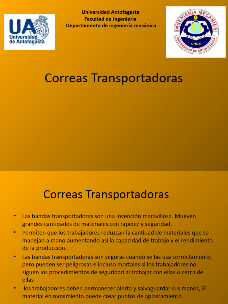 Presentacion Correas Transportadoras Final 12 | PDF