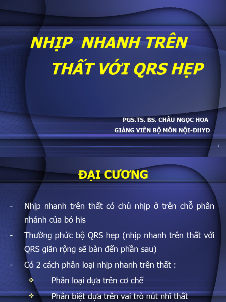 SVT - QRS hẹp | PDF