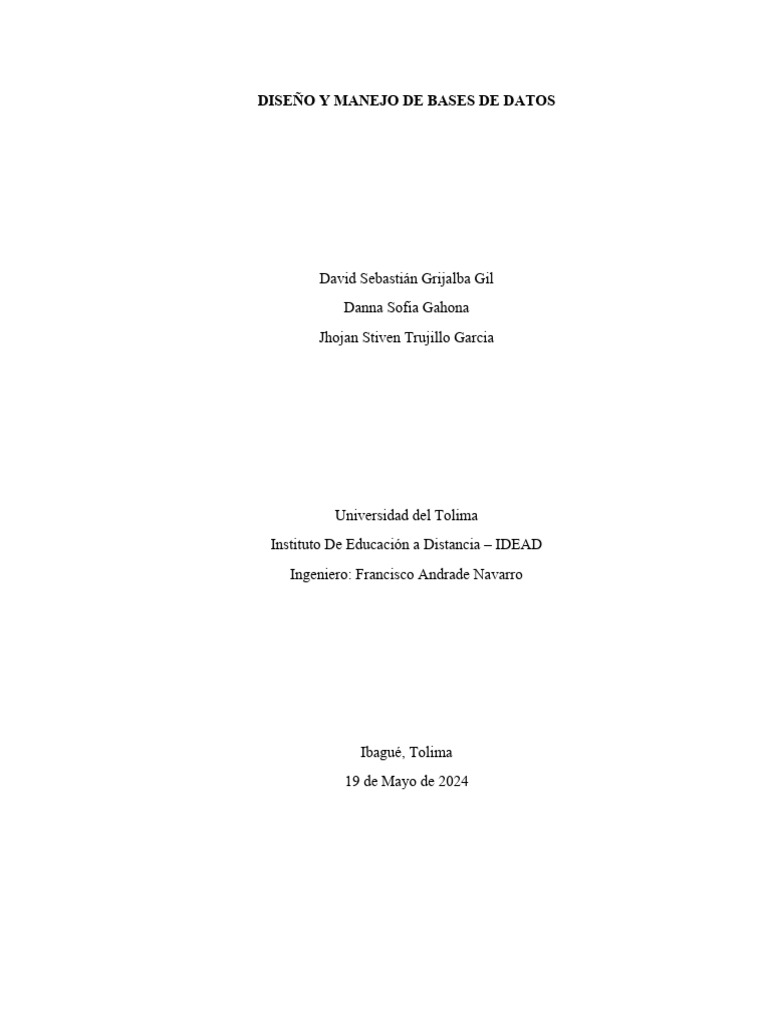 DISEÑO DE BASE DE DATOS ALMACEN ROPA Con Motor BD PostgreSQL | PDF | Bases de datos | Diseño