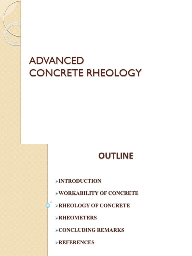 Advanced Concrete Rheology | PDF | Rheology | Concrete