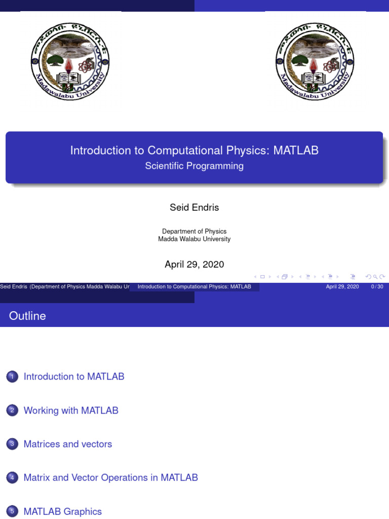 Lec 2 R | PDF | Matrix (Mathematics) | Matlab