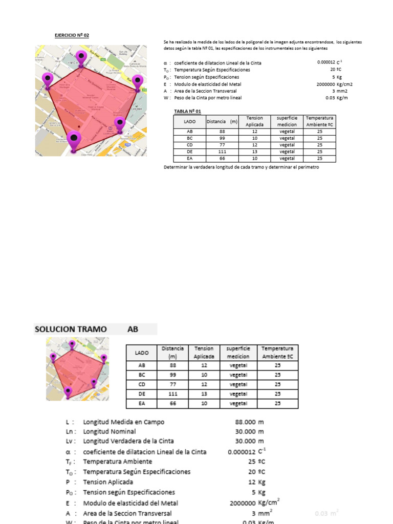 Topografia - Mediciones 2 | PDF | Estrés (Mecánica) | Elasticidad (Física)