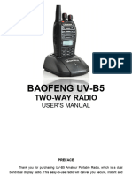 Baofeng UV-9R Users-Manual | PDF | Electronics | Broadcast Engineering