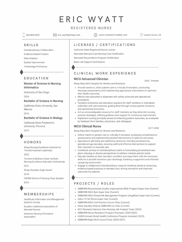 Resume Eric Wyatt Cis | PDF