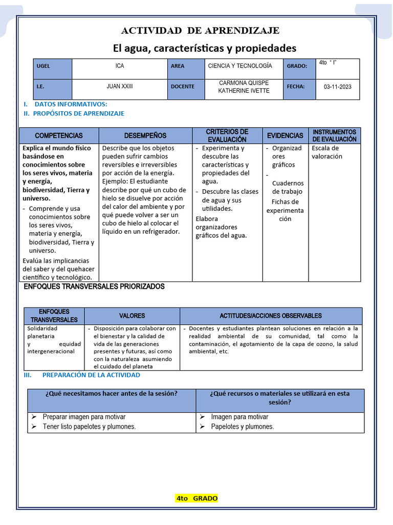 El Agua Caracteristicas y Propiedades | Descargar gratis PDF | Agua ...