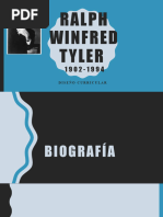 Modelo Curricular de Ralph Tyler | PDF | Evaluación | Plan de estudios