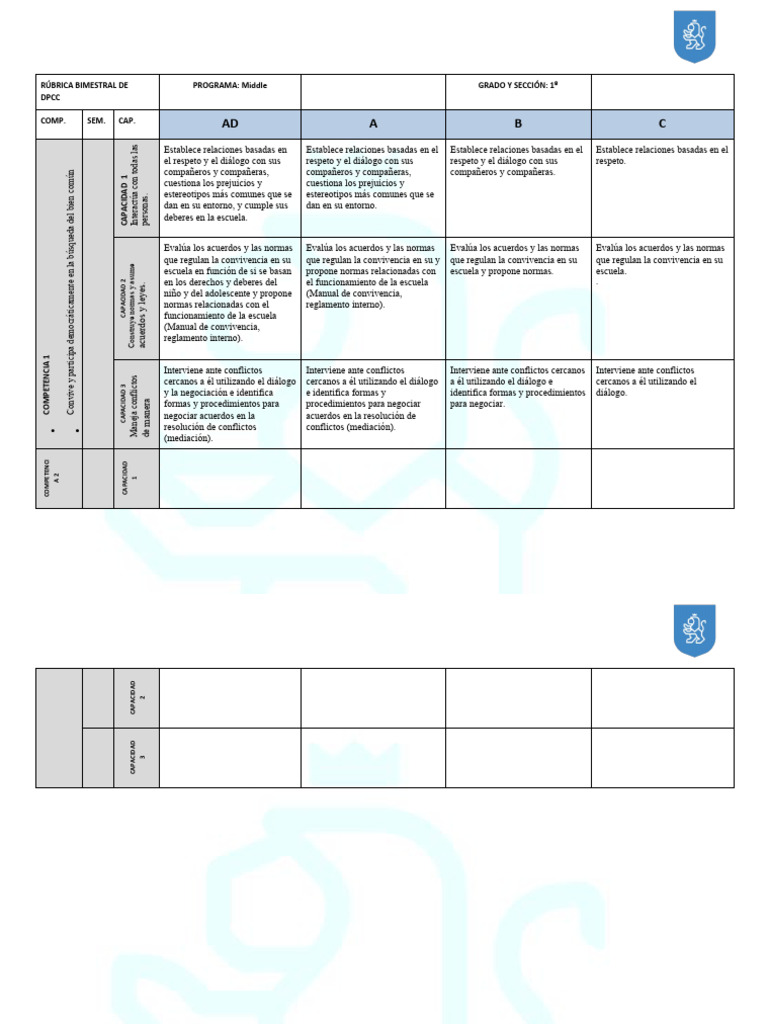 RUBRICA.1 Ro. Dpcc. 2024 | PDF | Justicia | Crimen y violencia