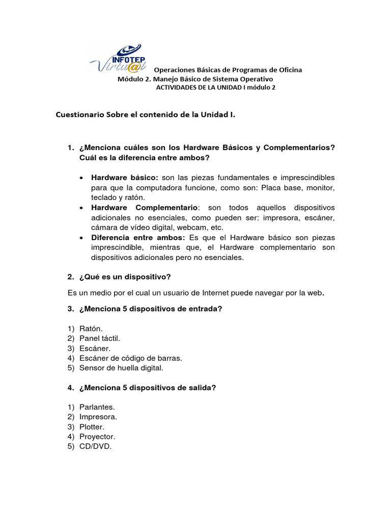Pr ctica 1 M2 PDF Hardware De La Computadora Perif rico