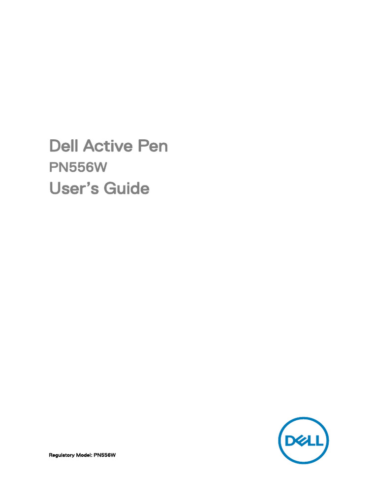 Dell Active Pen User Guide | PDF | Bluetooth | Windows 10