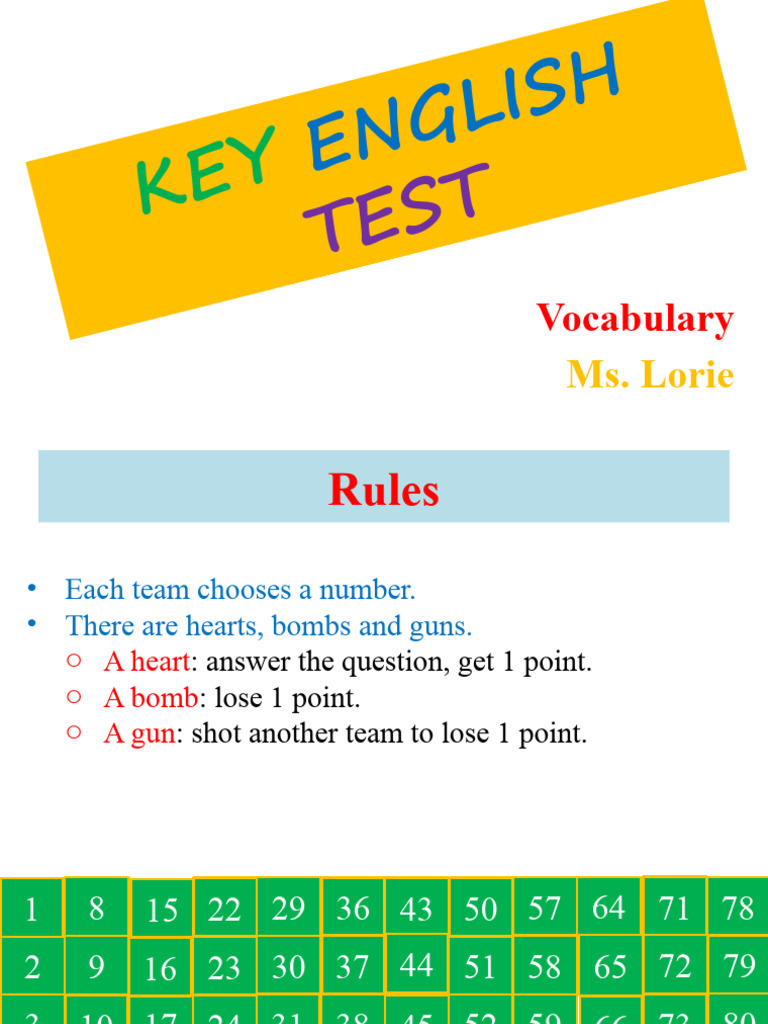 Cambridge Ket Inspiration 2 Unit 5 To 8 Activities With Music Songs ...