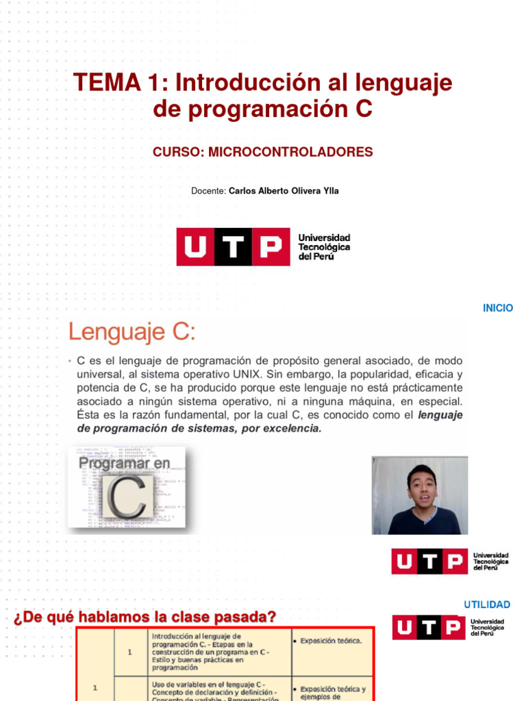 S01 - Introducción Al Lenguaje de Programación C | Descargar gratis PDF | Programación ...