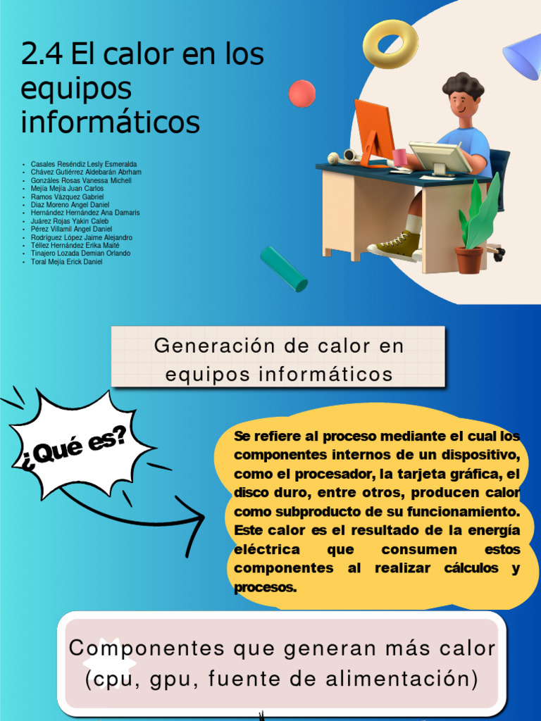 2.4 El Calor en Los Equipos Informaticos | PDF | Hardware de la ...