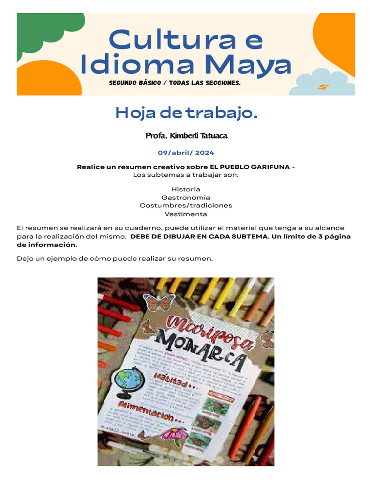 Cultura Maya 2° A, B, C, D, E, F | PDF