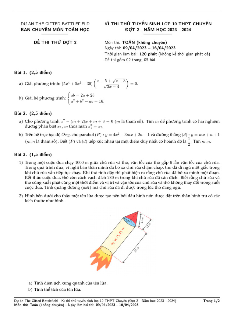 Toán KC - Đ T 2 | PDF