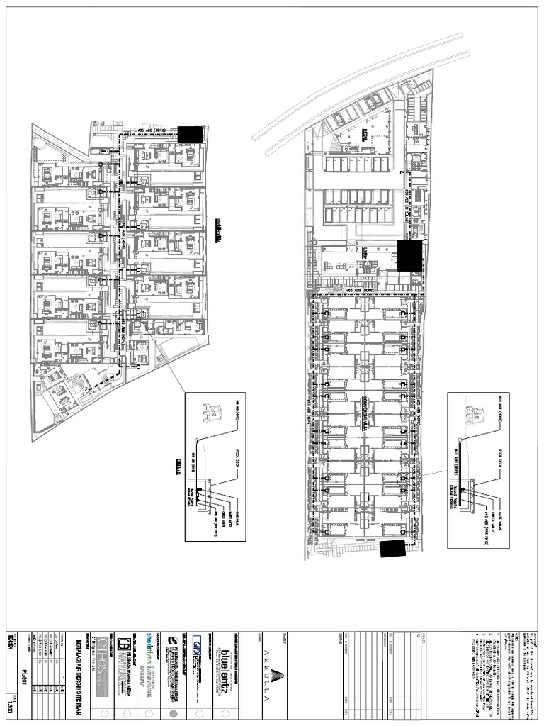 01.SITEPLAN INSTALASI AIR BERSIH | PDF