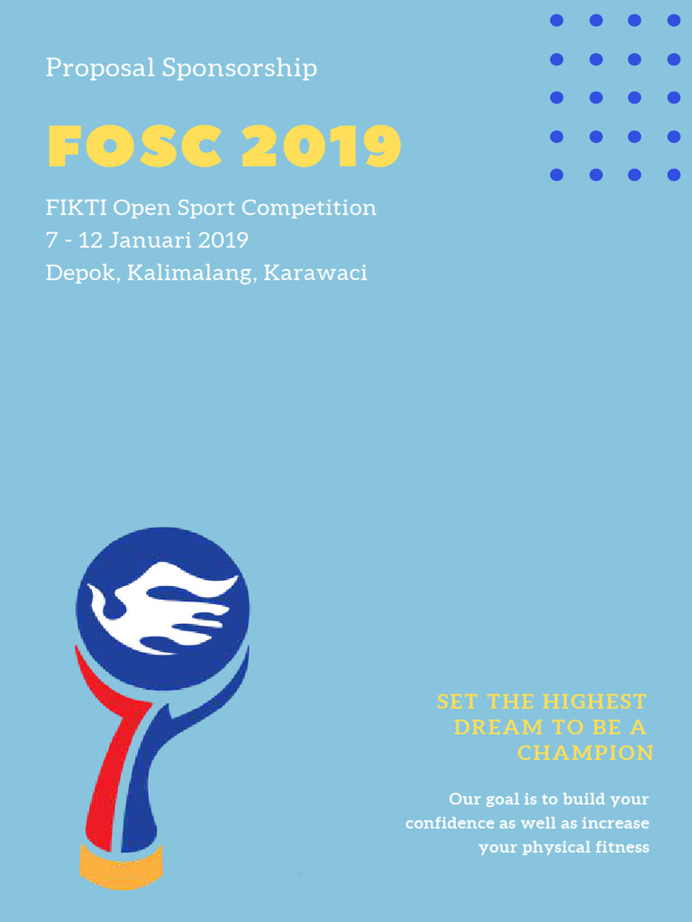 1.85MB Proposal Sponsorship FOSC 2019 | PDF