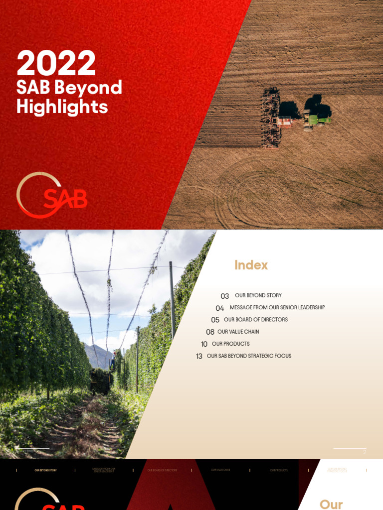 SAB Beyond Highlights | Download Free PDF | Beer | Recycling