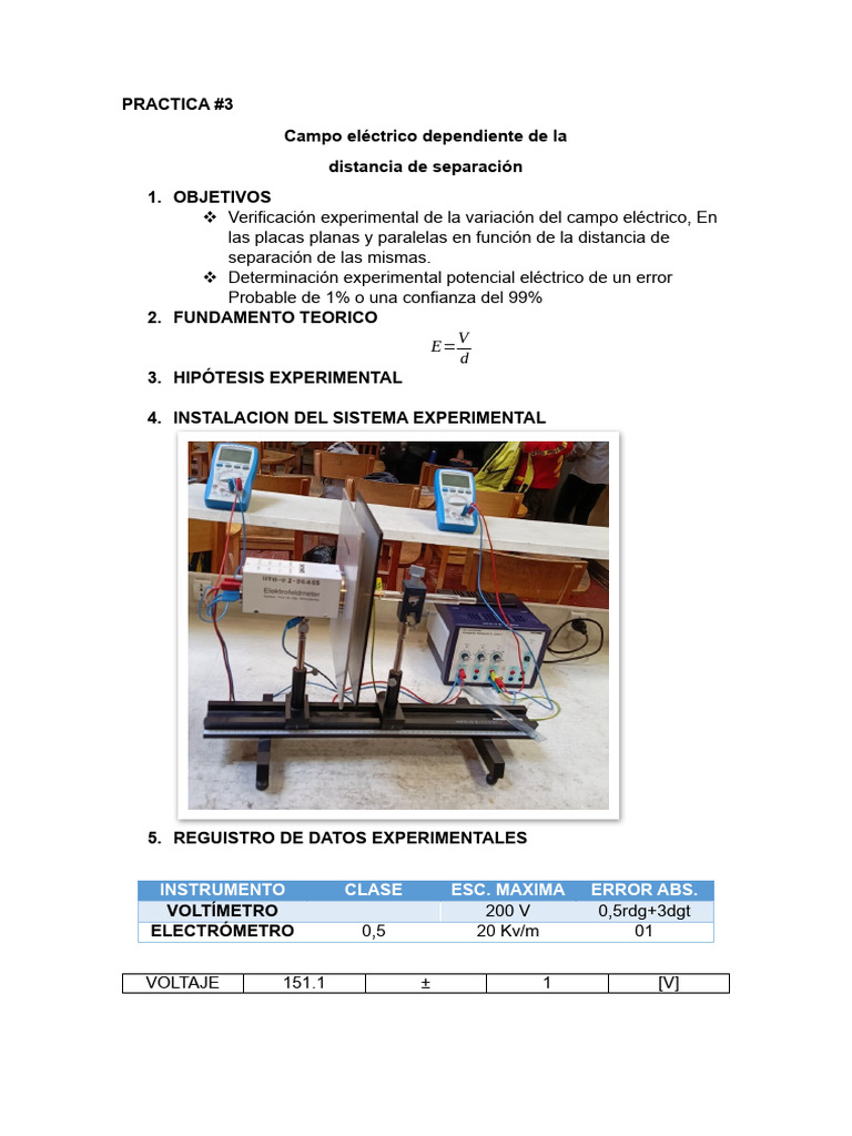 Lab. 2 Fis Iii | PDF | voltaje | Electricidad