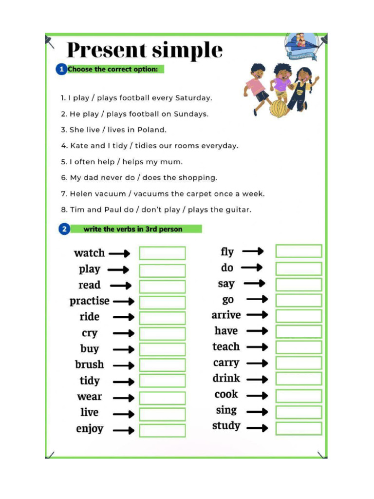 Homework (Present and Past Simple) | PDF