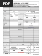 Personal Data Sheet 2024 | PDF | Passport | Personally Identifiable ...