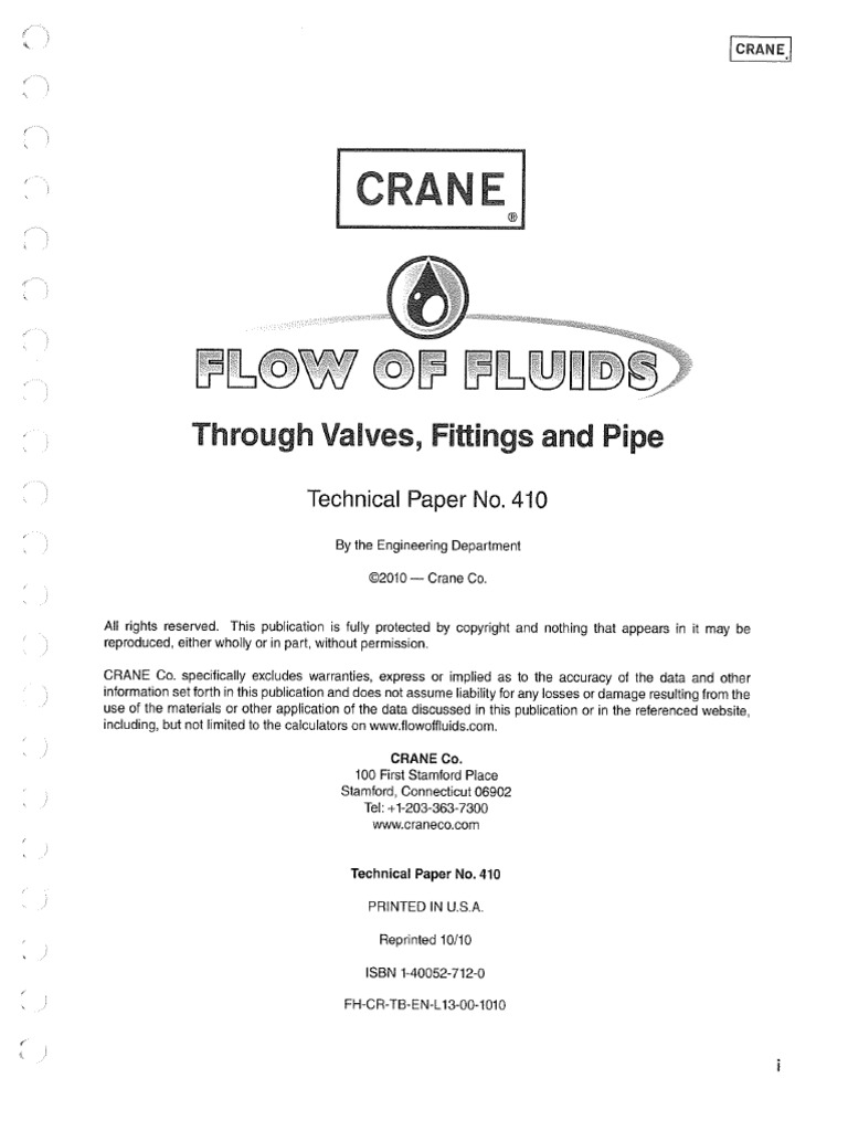 CRANE Technical Paper 410 1705972152 | PDF