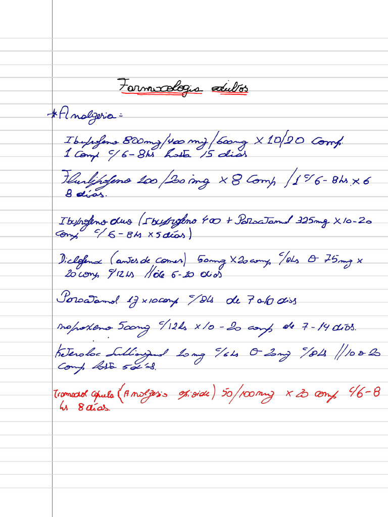 FARMACOLOGIA ADULTOS - Editado | PDF