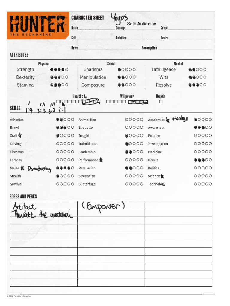 H5 CharacterSheet Fillable Finalpdf 231012 155121 | PDF